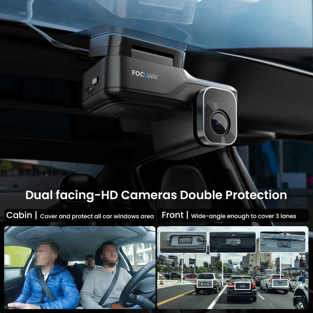 Dash Cam Front Inside, 4G LTE Car Security Cam, Remote Live-View, Inst ...